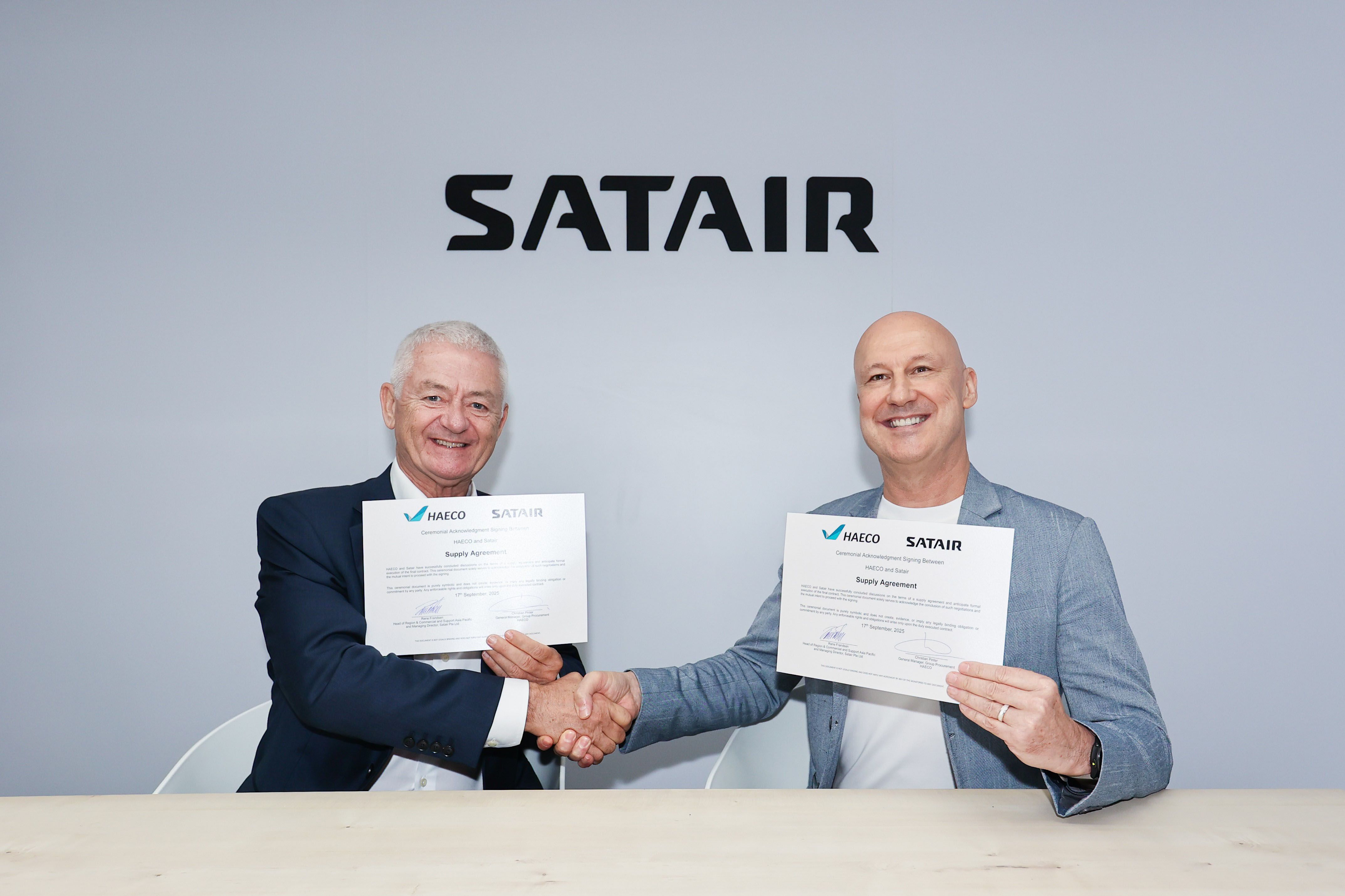Strategic supply agreement expanded with Satair